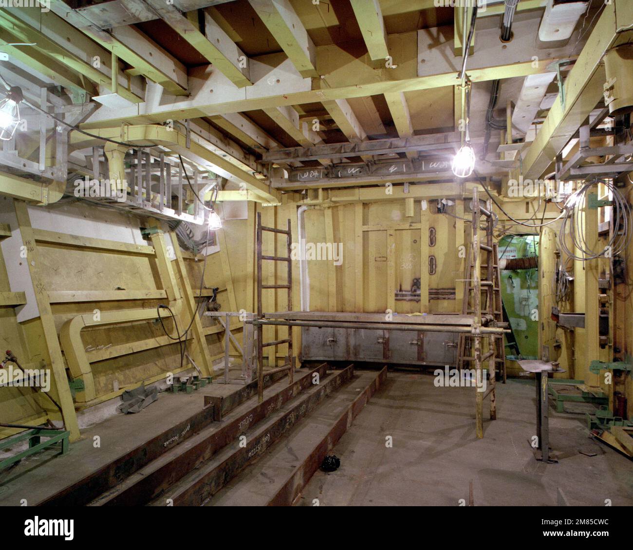 A view of the bathythermograph room aboard the guided missile frigate ...
