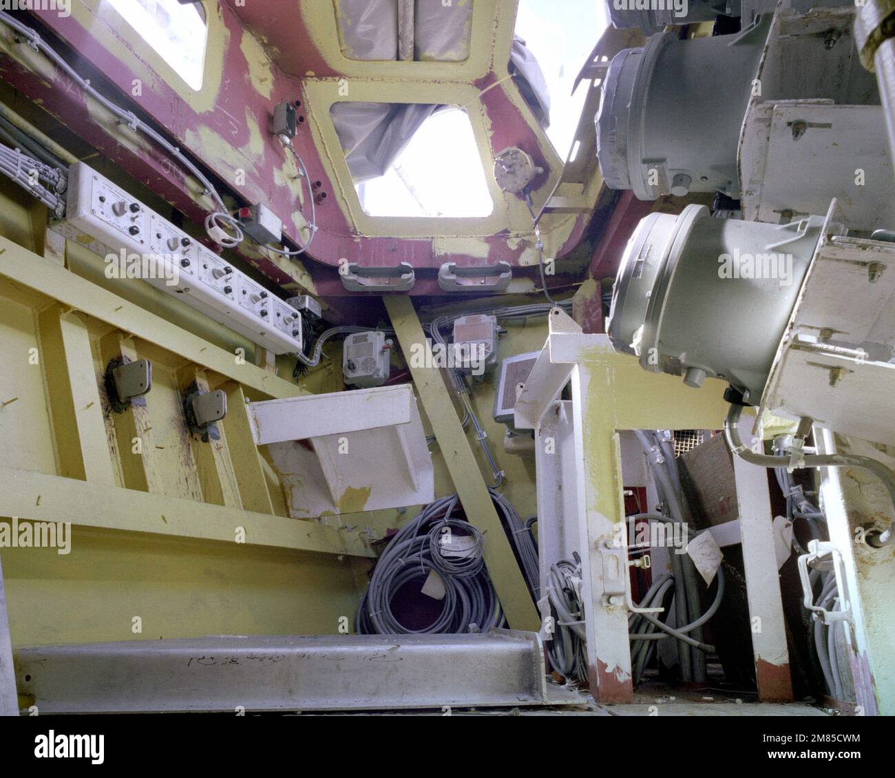 A view of the recover assist securing traverse (RAST) control station ...