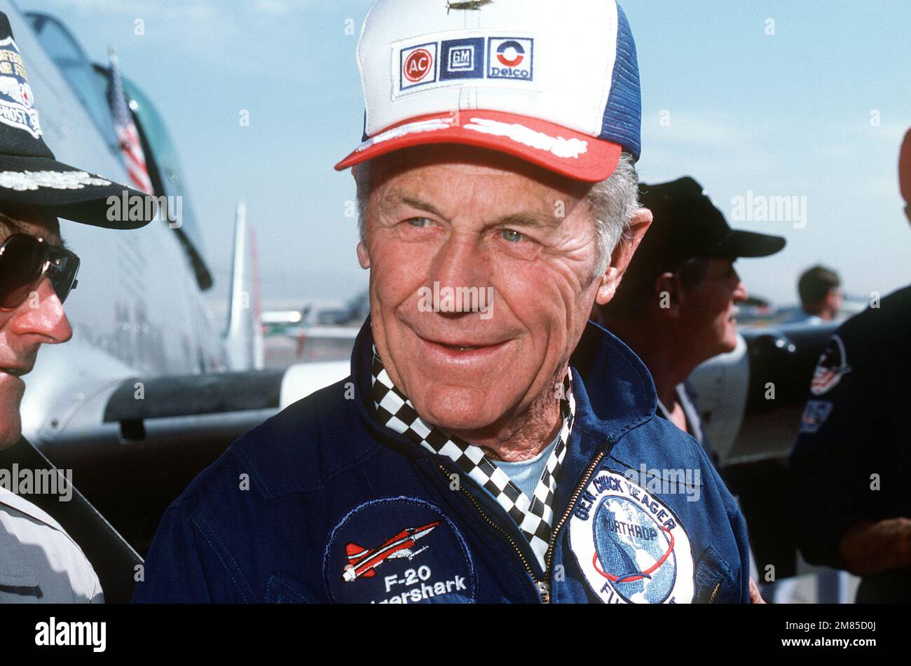 Retired Brig. GEN. Charles E. Yeager, the first man to break the sound ...