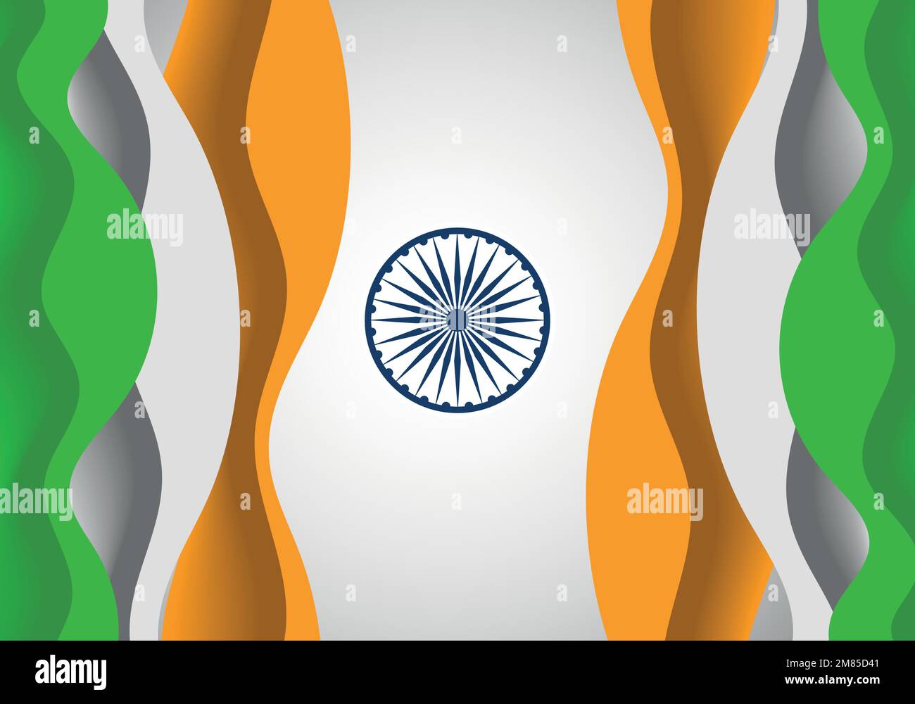 26th January, Happy Republic Day of India in vector background. Vector ...