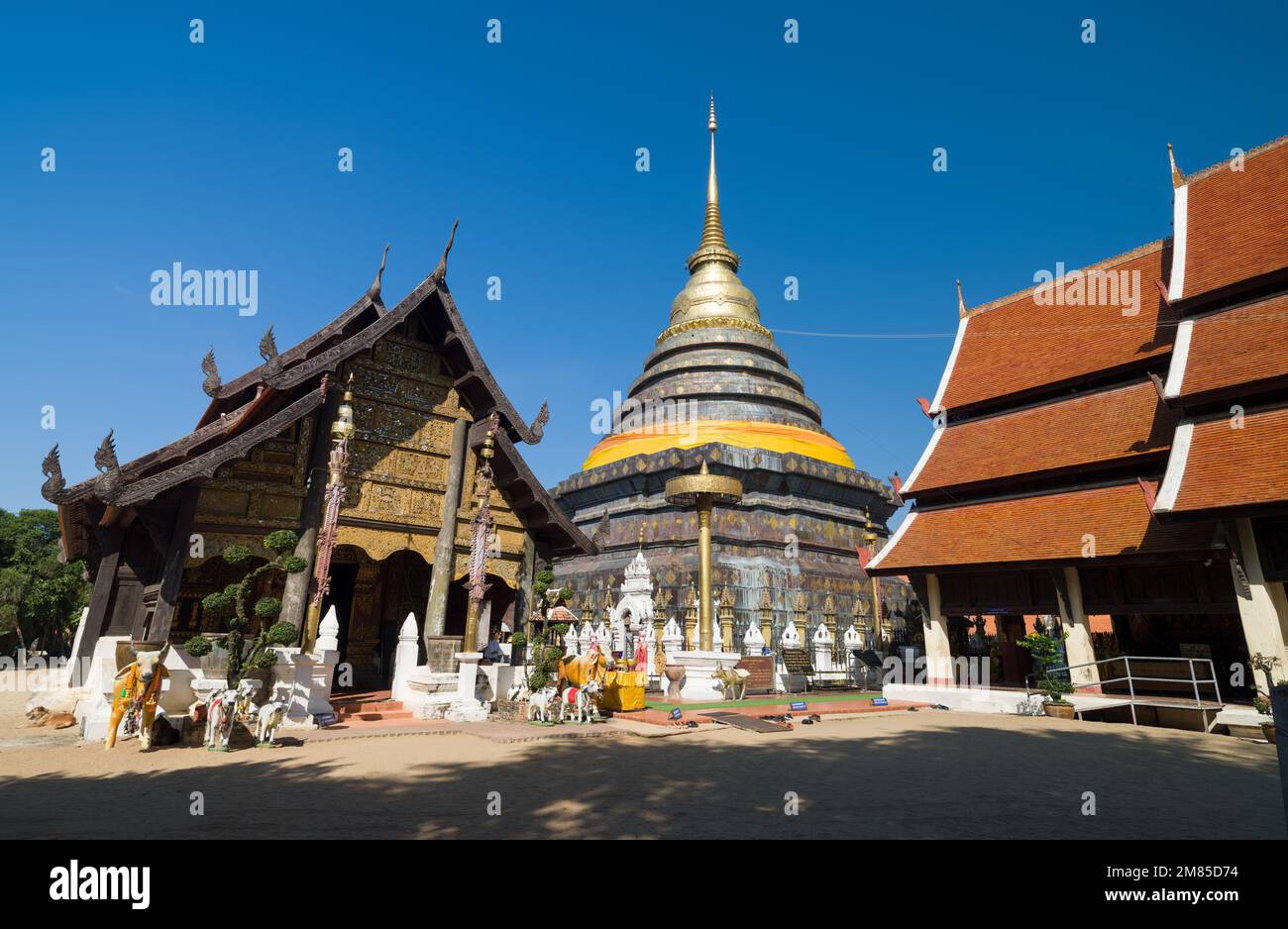 Lampang, Thailand. November 22, 2022. Wat Phra That Lampang Luang ...