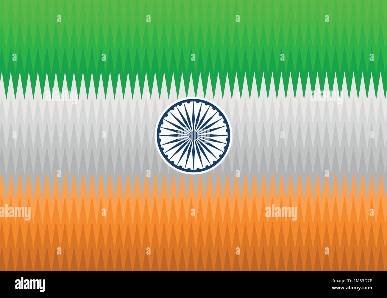 26th January, Happy Republic Day of India in vector background. Vector ...