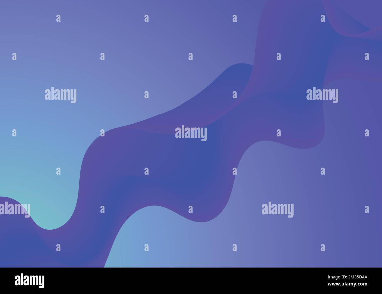 Abstract soft color fluid wave. Duotone geometric compositions with gradient 3d flow shape ...