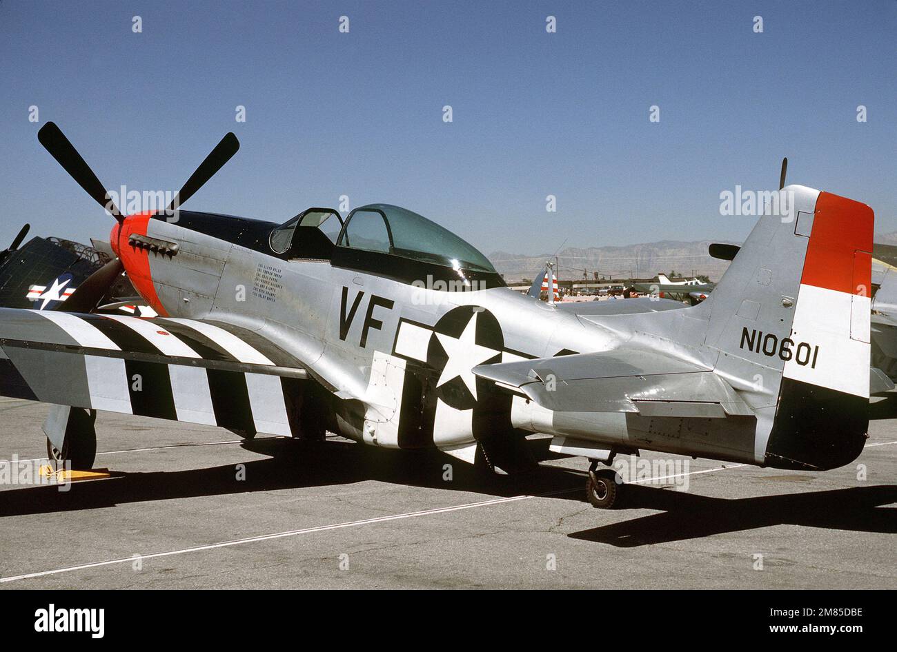 Three quarter rear view of a North American built P-51 "Mustang ...