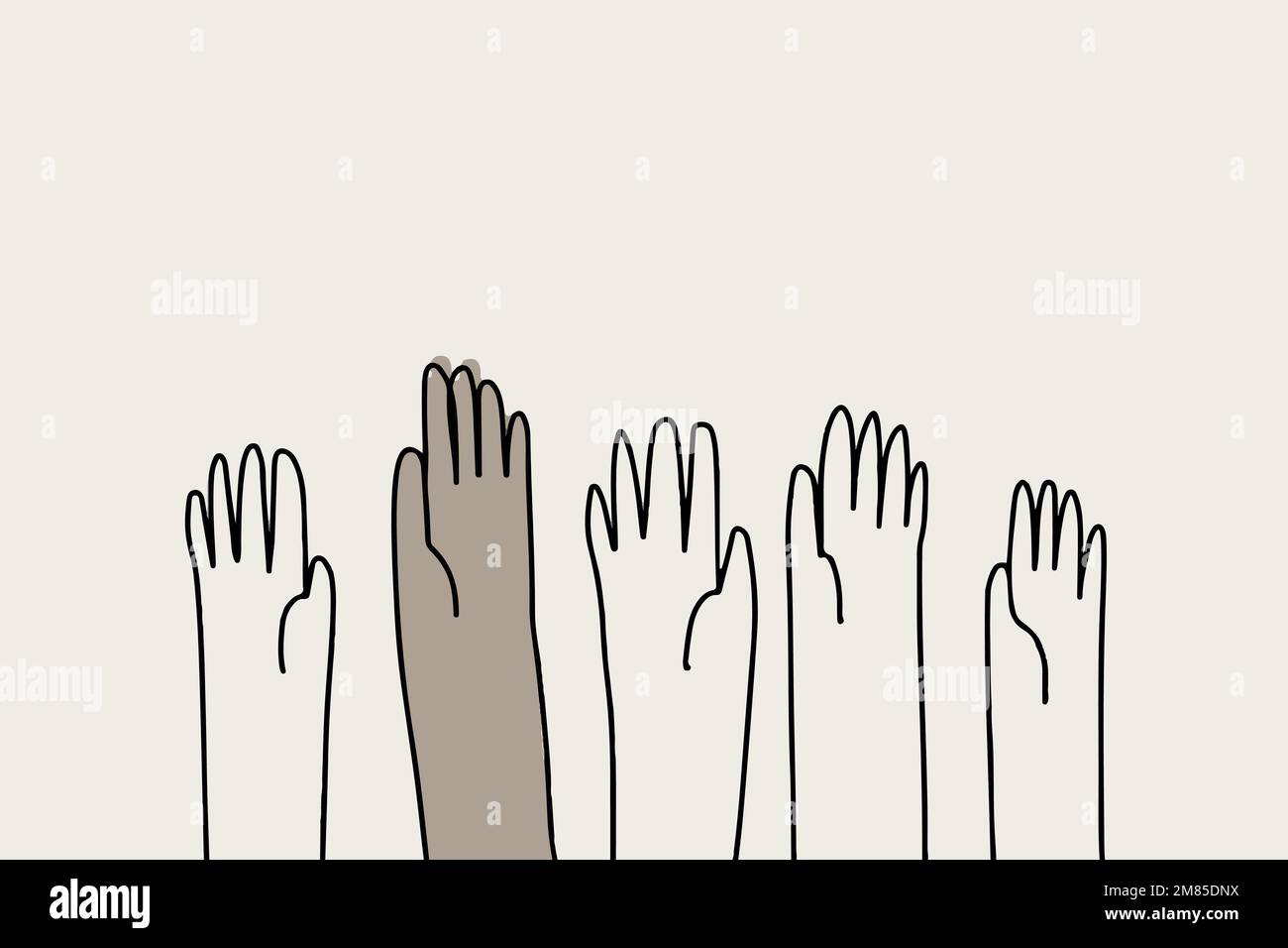 Human rights doodle vector hand drawn style Stock Vector Image & Art ...