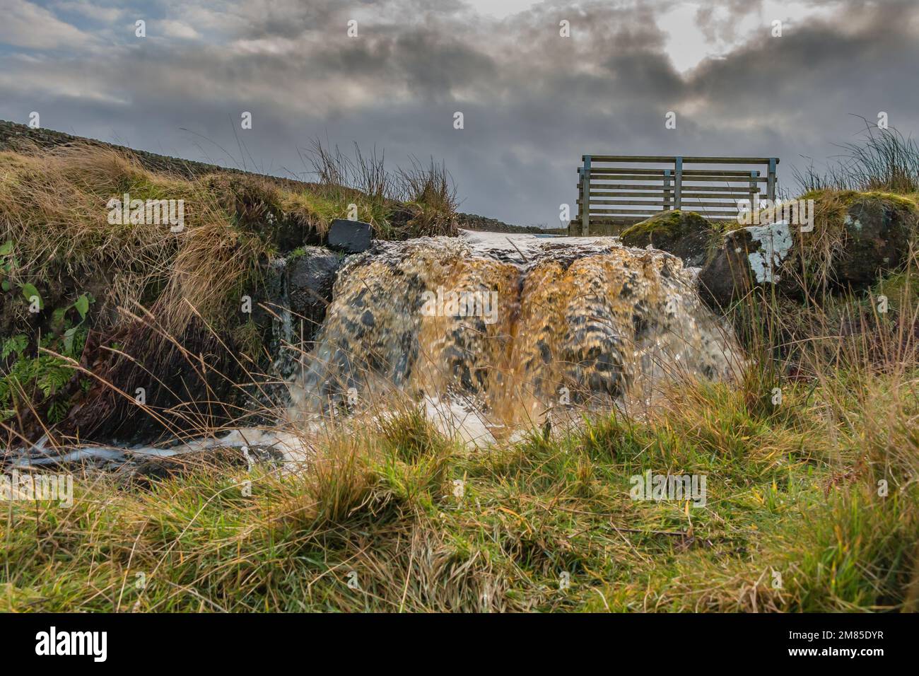 Barningham moor waterfall hi-res stock photography and images - Alamy