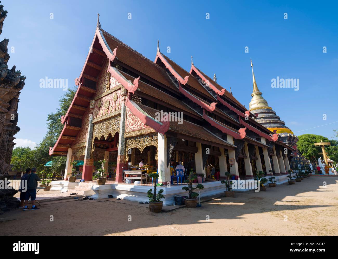 Lampang, Thailand. November 22, 2022. Wat Phra That Lampang Luang ...
