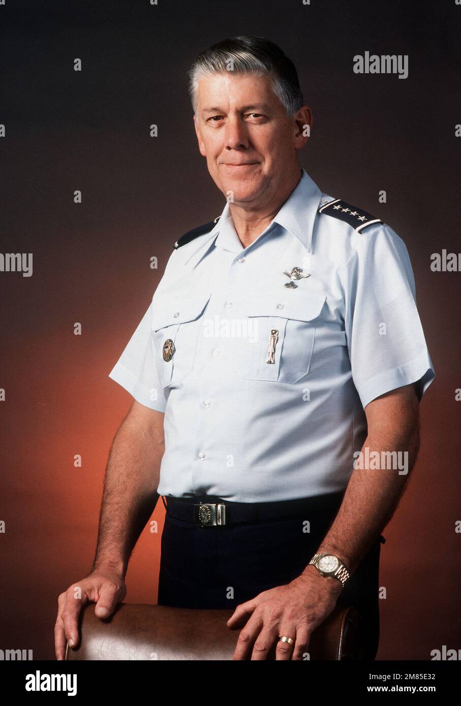 GEN Lawrence A. Skantze, USAF (uncovered). Country: Unknown Stock Photo ...
