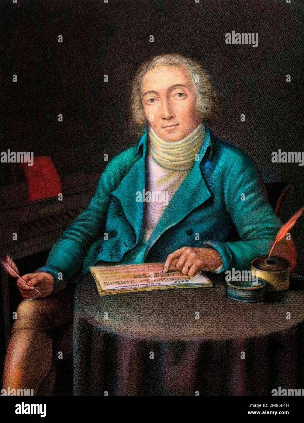 Portrait of Nicolas Marie Dalayrac (1753-1809) french composer ...