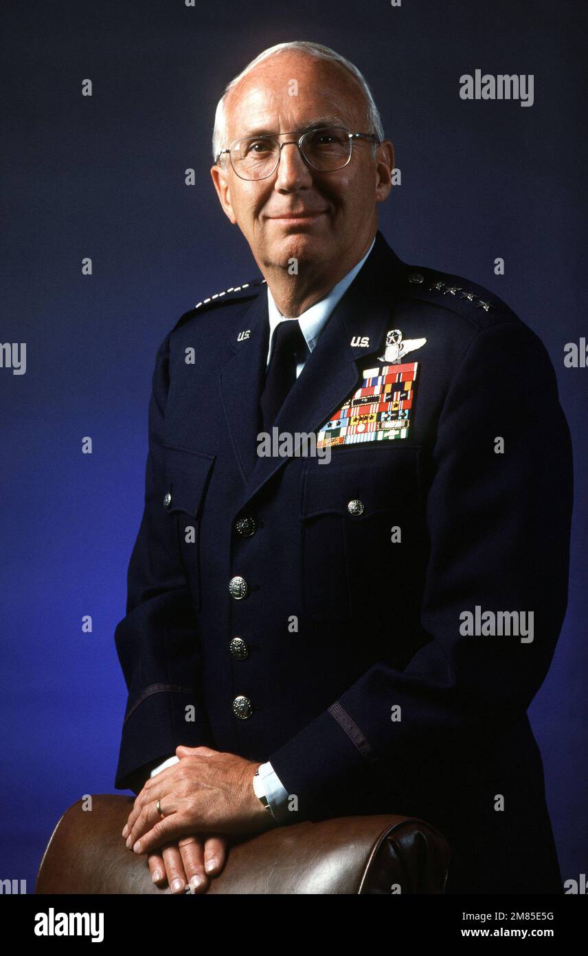 GEN Earl T. O'Loughlin, USAF (uncovered). Country: Unknown Stock Photo ...