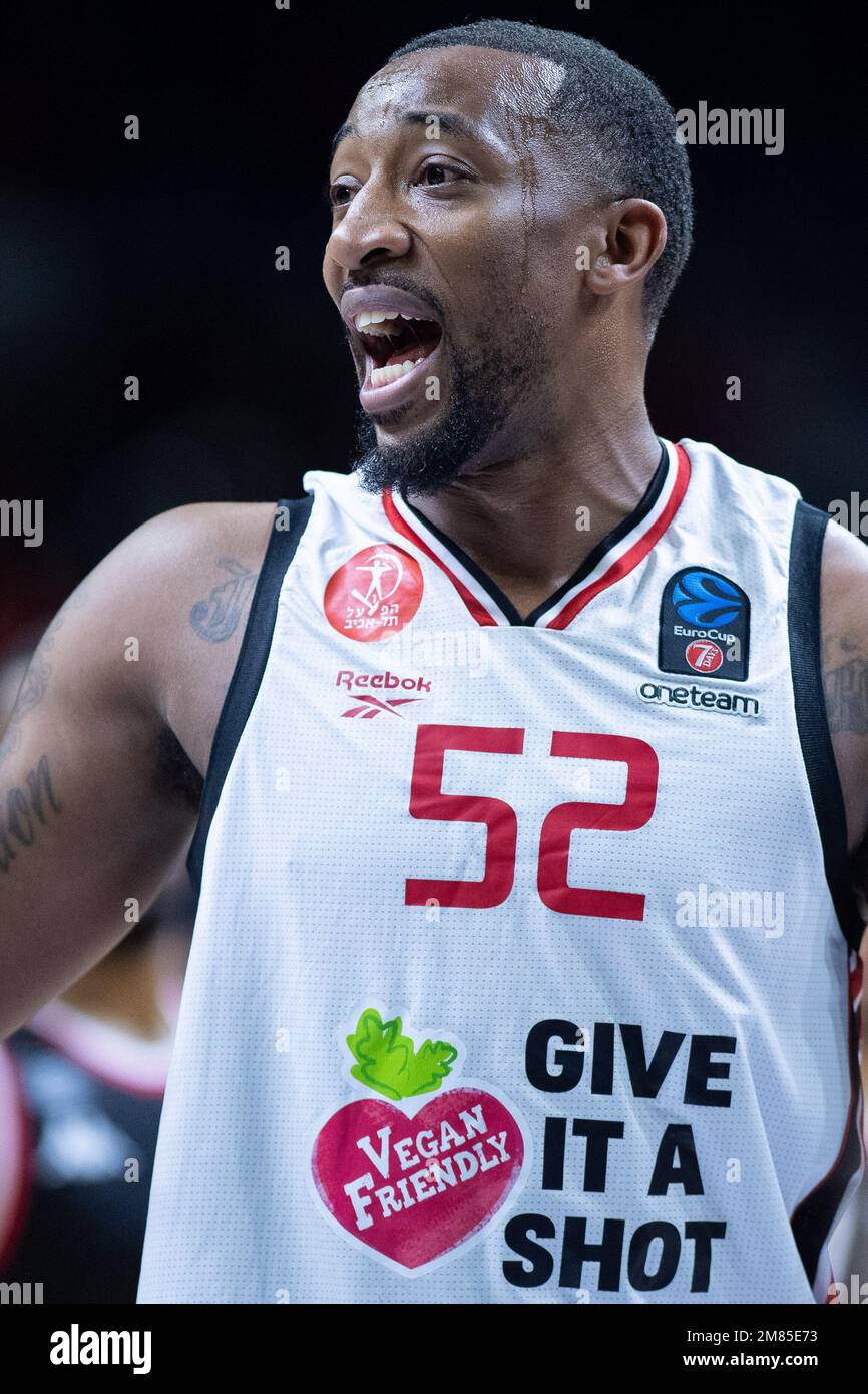 LONDON, ENGLAND - JANUARY 11: Jordan McRae of Hapoel Tel Aviv handles ...