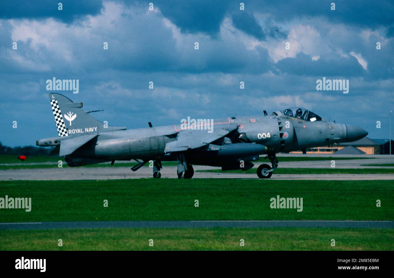 The British Aerospace Sea Harrier is a naval short take-off and ...
