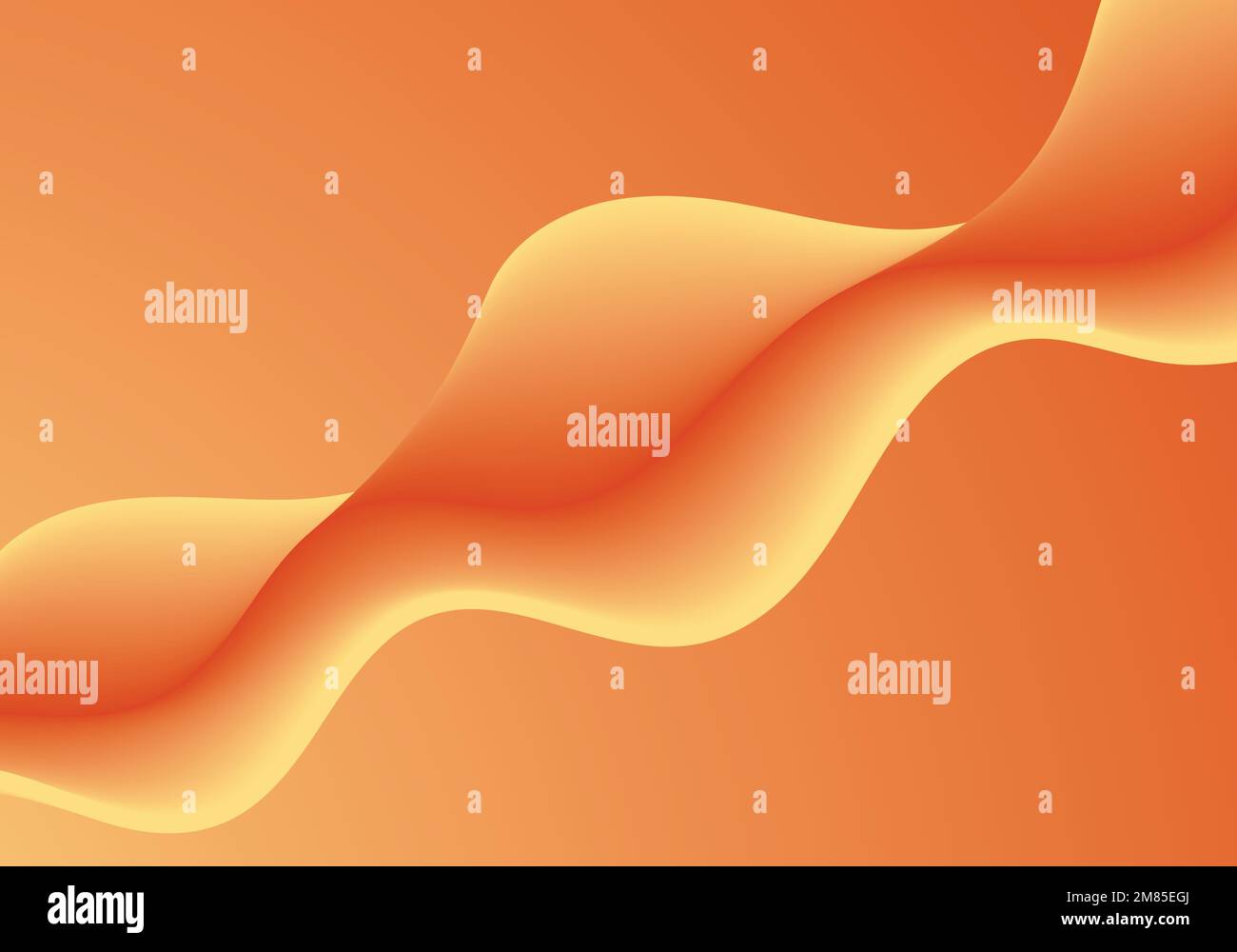 Abstract soft color fluid wave. Duotone geometric compositions with ...