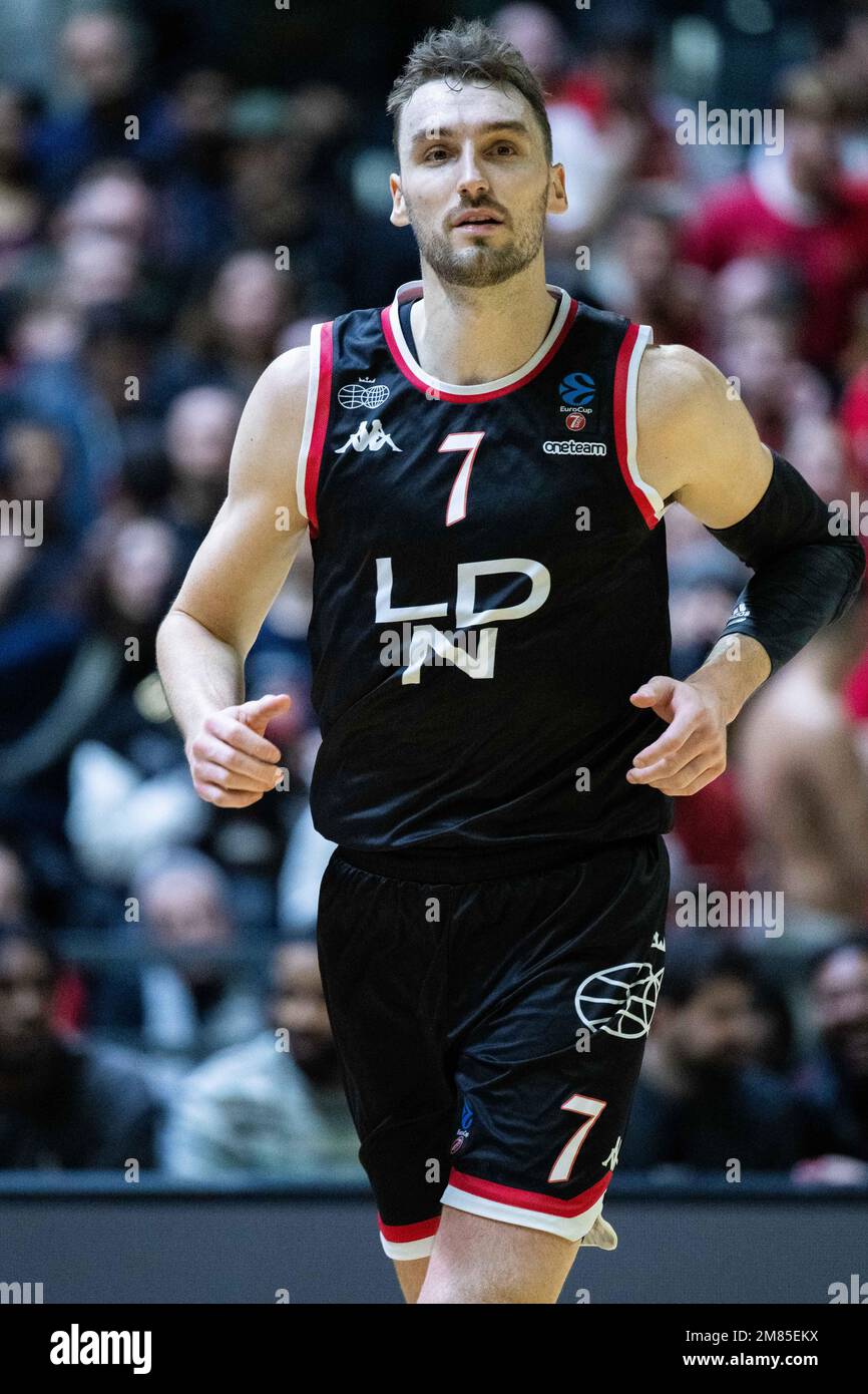 LONDON, ENGLAND - JANUARY 11: Sam Dekker of London Lions looks on ...