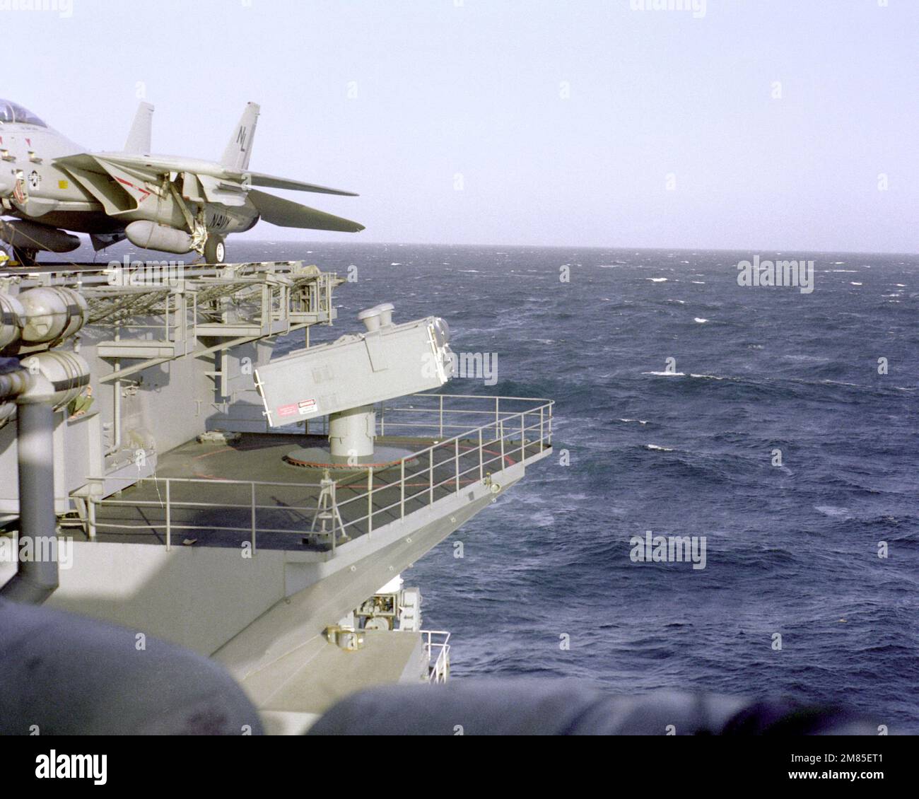 A Mark 29 box launcher aboard the nuclear-powered aircraft carrier USS ...