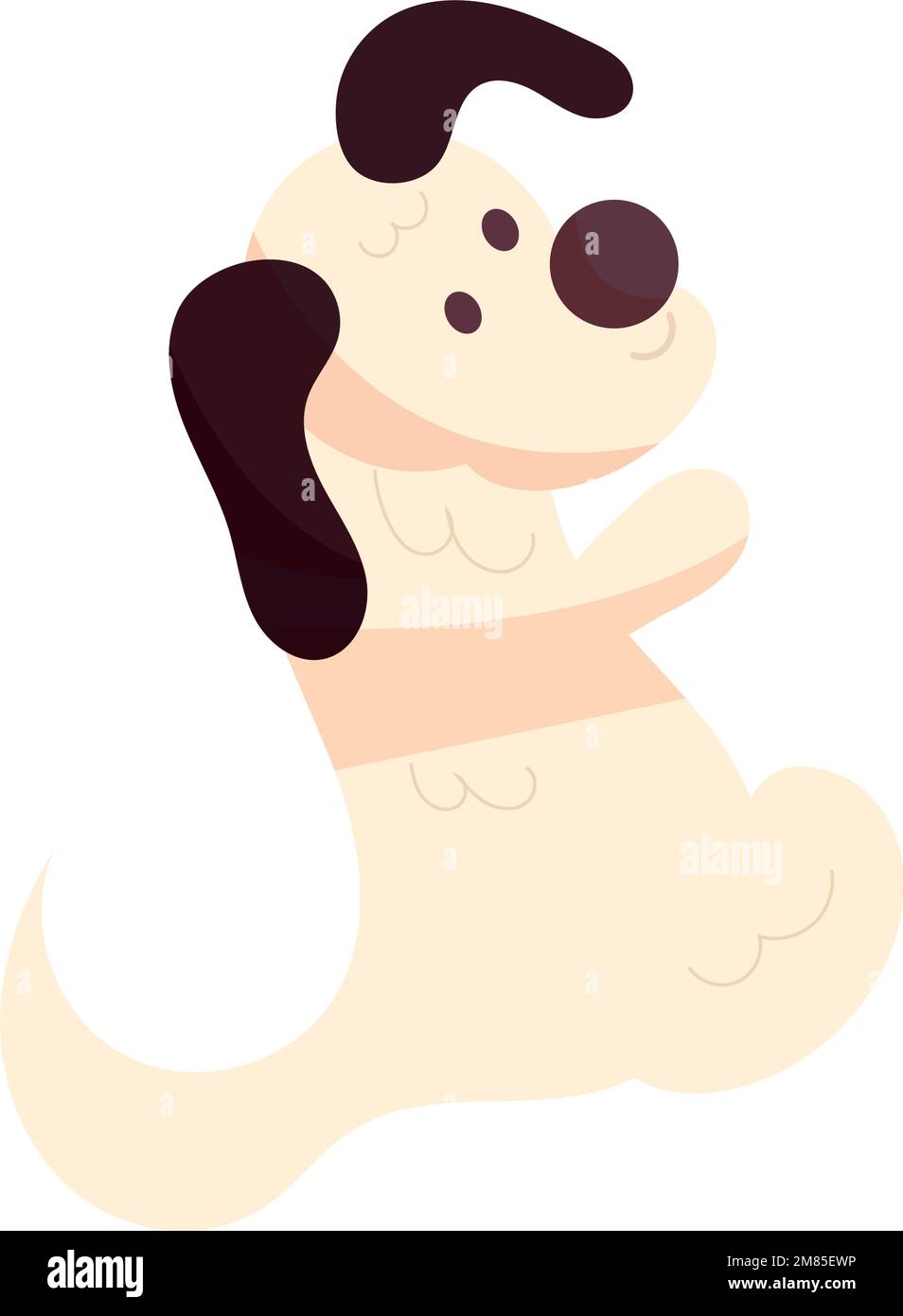 Isolated cute dog cartoon character Vector Stock Vector Image & Art - Alamy