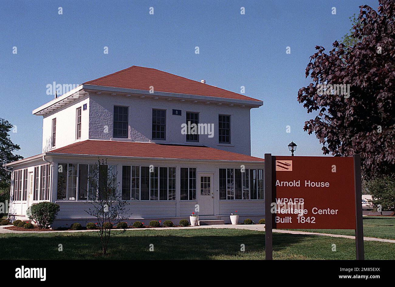 An exterior view of the Arnold House. The house, now used as a museum ...
