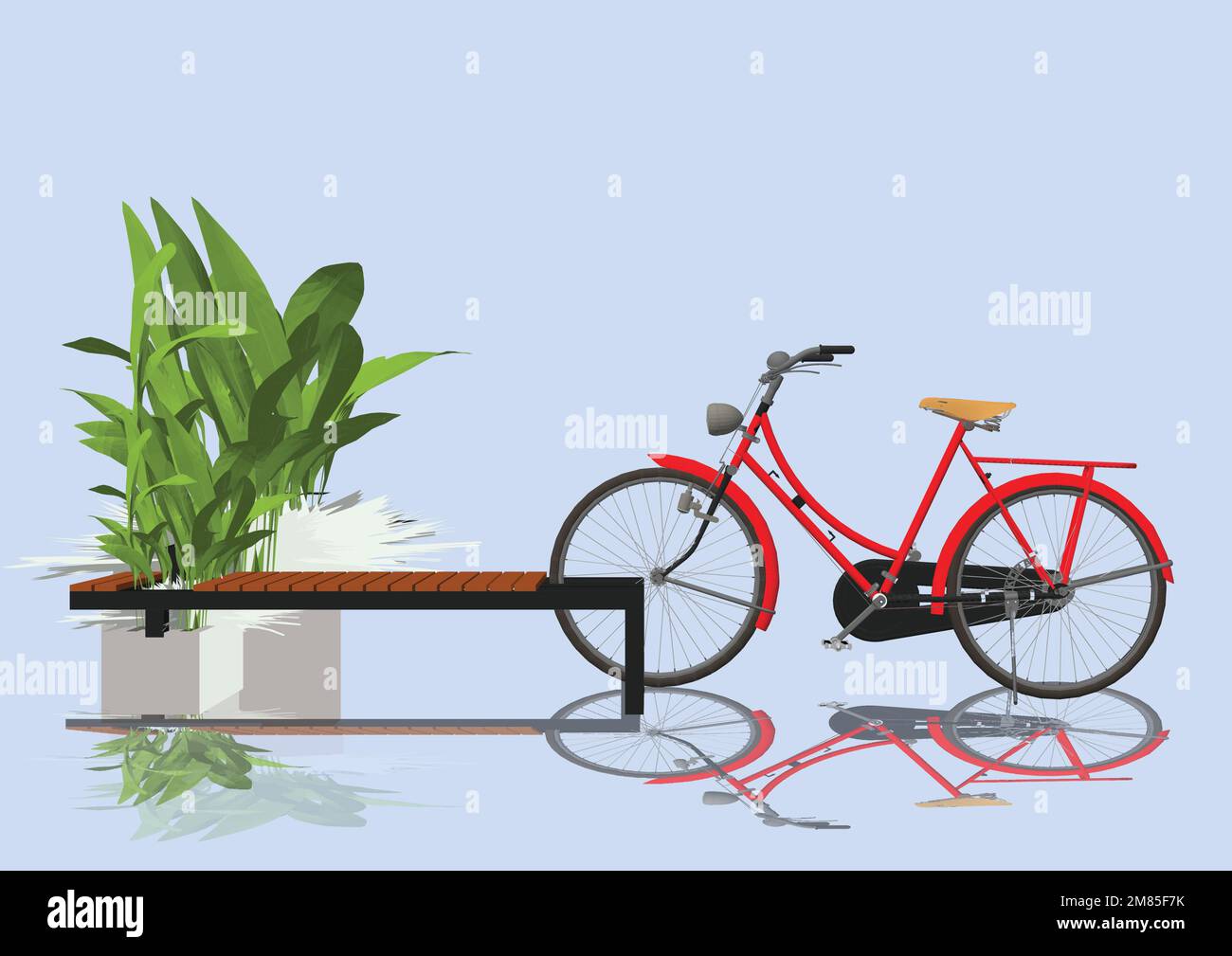 Set of Isolated Kids Bicycle In Metallic Color Frame With White ...