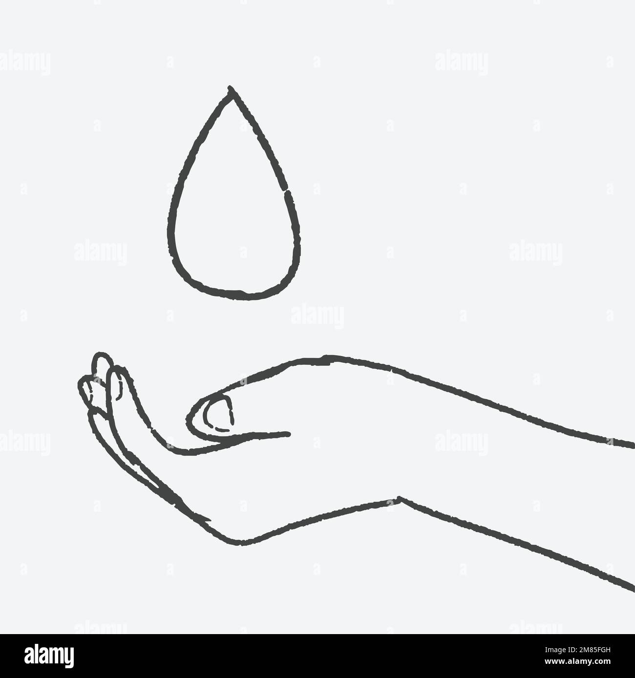 Environment doodle vector, save water concept Stock Vector Image & Art ...