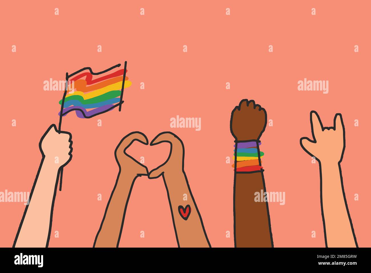 Parade gay Stock Vector Images - Alamy
