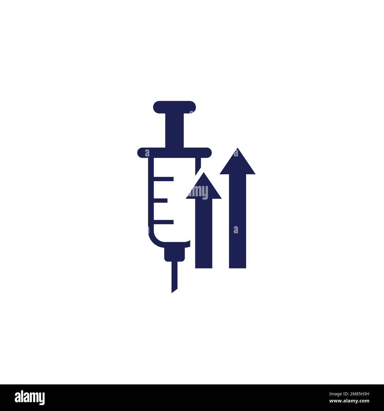 vaccine booster icon on white Stock Vector Image & Art - Alamy