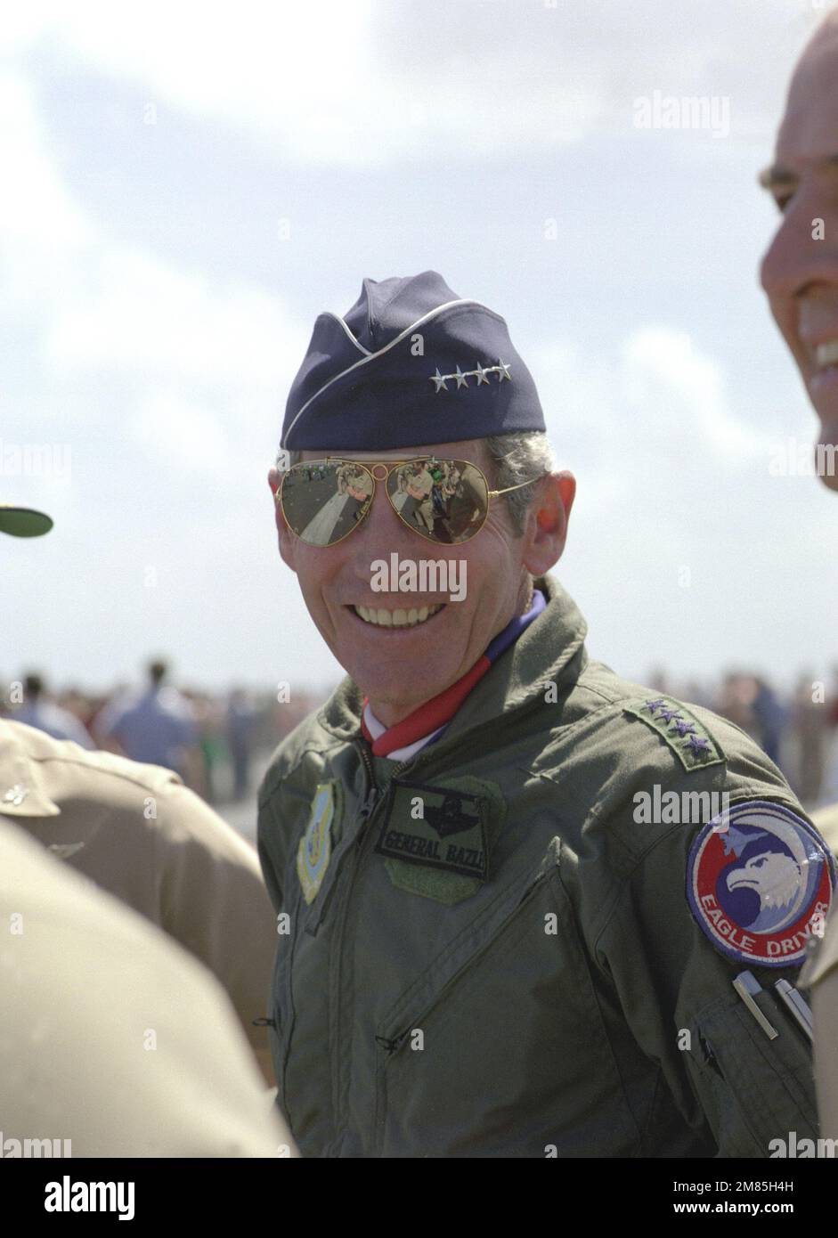 GEN. Robert W. Bazley, commander in chief, Pacific Air Forces, visits ...