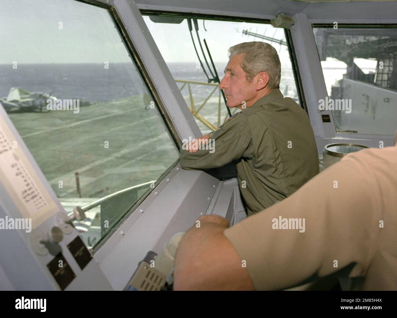 GEN. Robert W. Bazley, commander in chief, Pacific Air Forces, observes ...