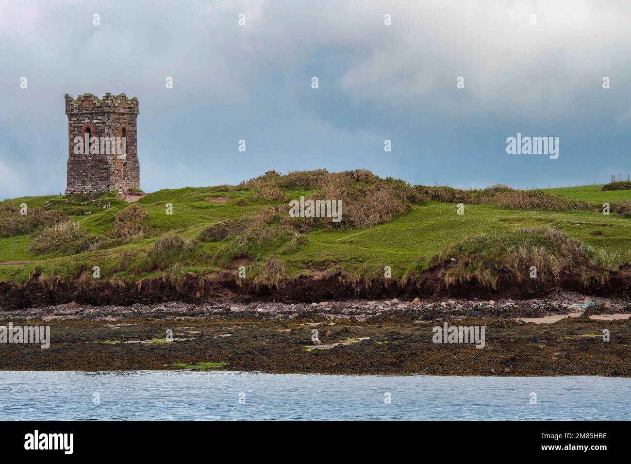 ruins of an old folly tower called Hussy's' Folly or Hussey's Folly on ...