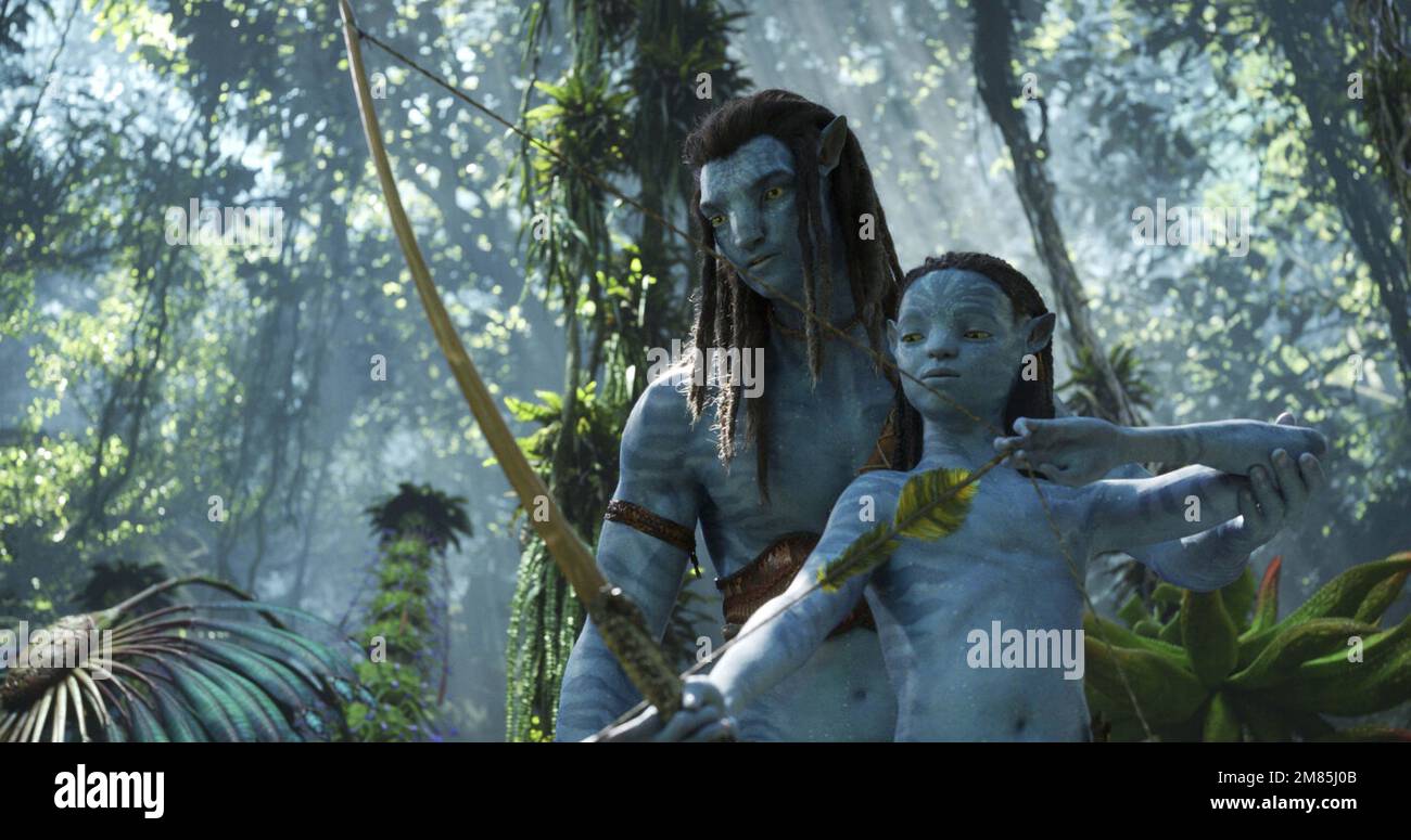 AVATAR: THE WAY OF WATER (2022) SAM WORTHINGTON JAMIE FLATTERS JAMES ...