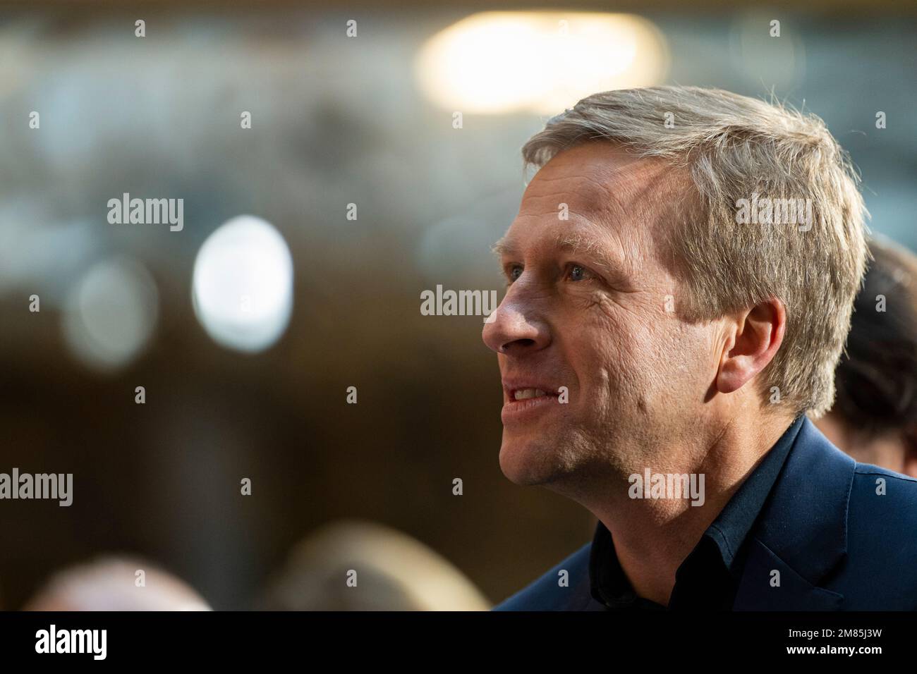 Munich, Germany. 12th Jan, 2023. Oliver Zipse, CEO of BMW AG, sits in ...