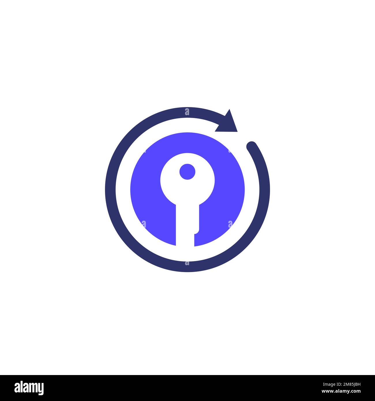 change key icon for web and apps Stock Vector Image & Art - Alamy
