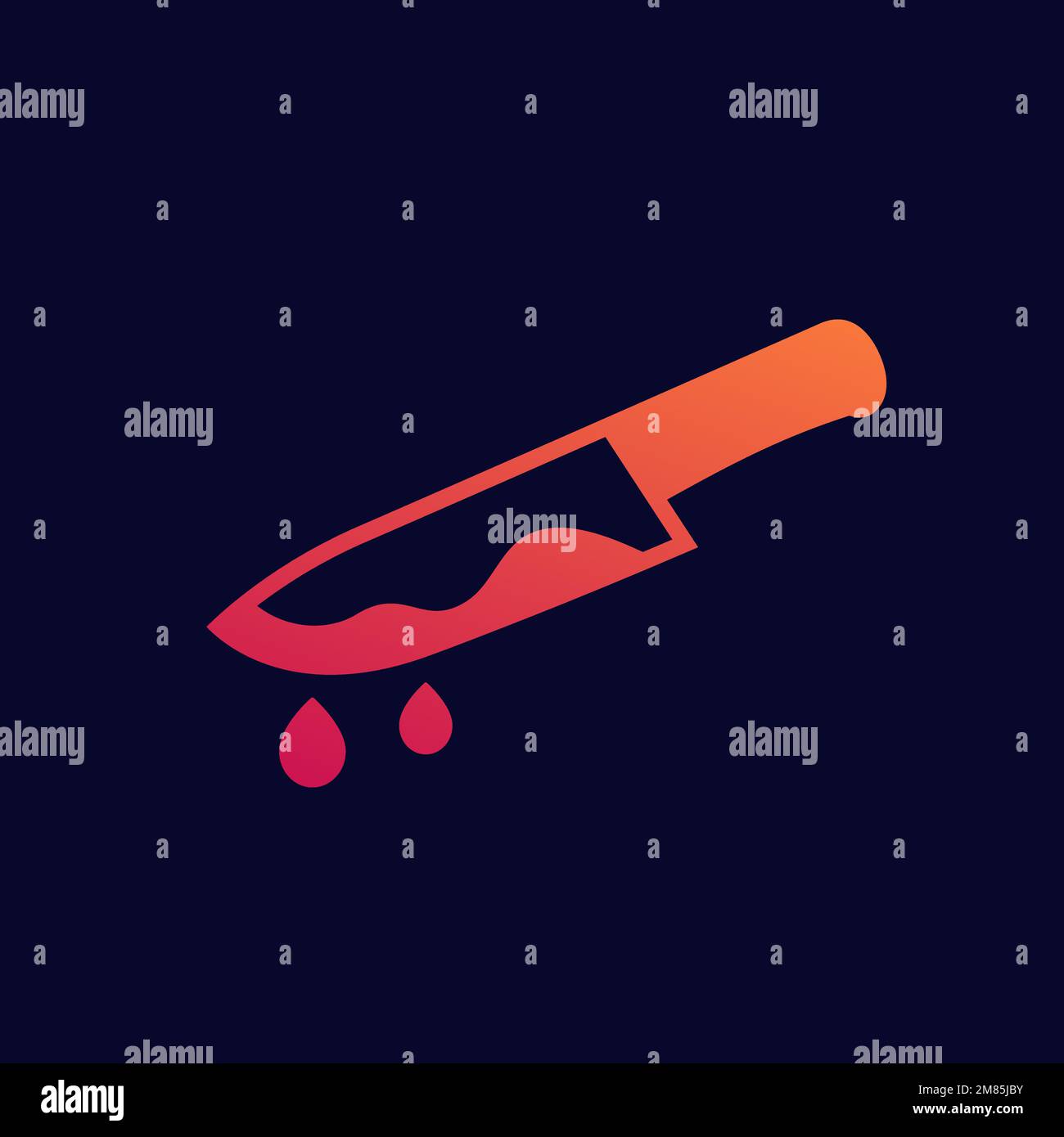 knife in blood or murder vector icon Stock Vector Image & Art - Alamy