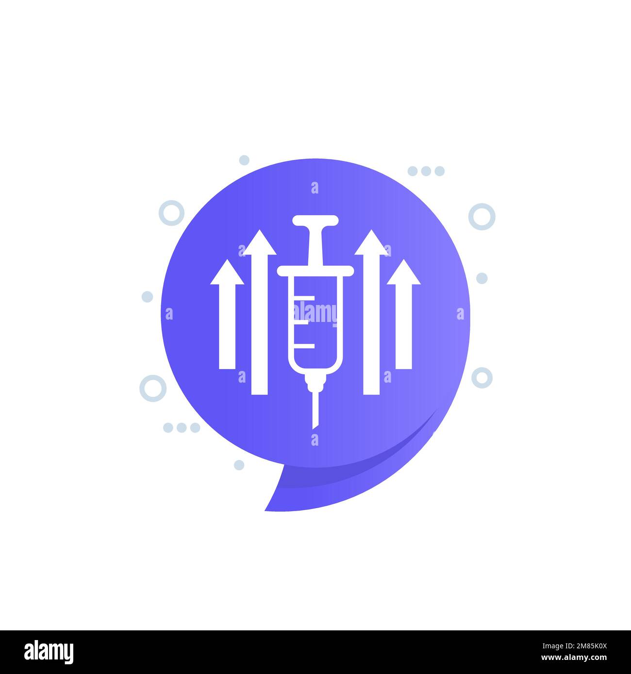 vaccine booster dose icon for web Stock Vector Image & Art - Alamy