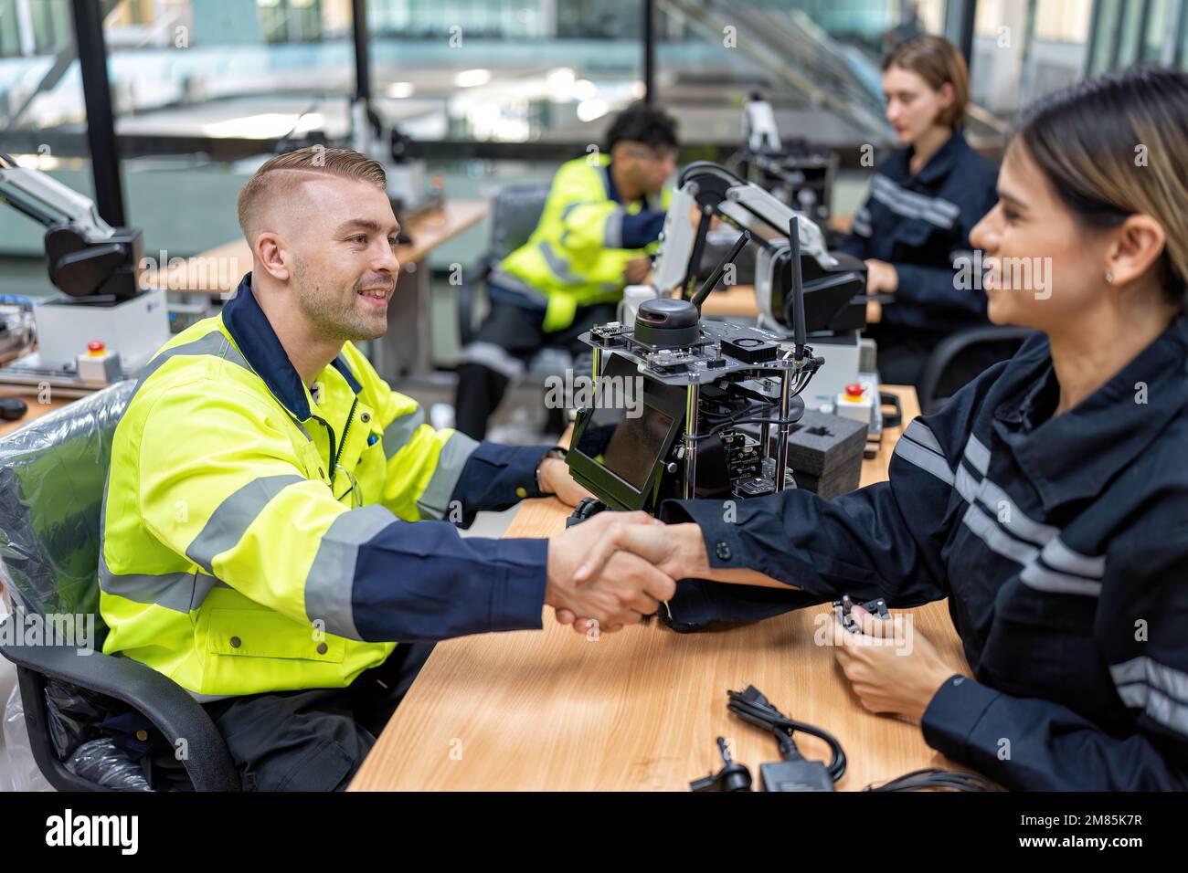 Engineer learn basic theory how to operation maintenance and programing ...