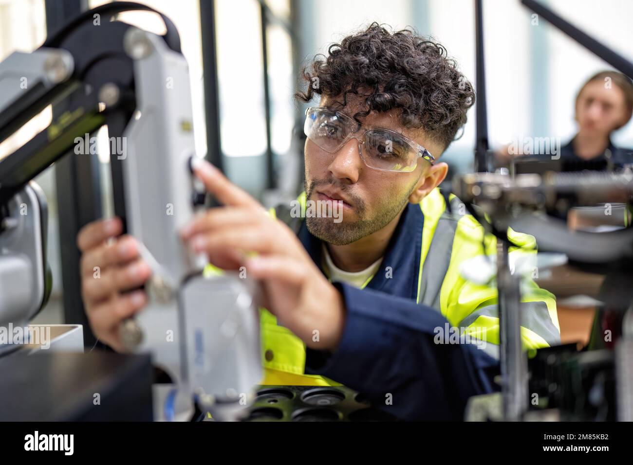 Engineer learn basic theory how to operation maintenance and programing ...