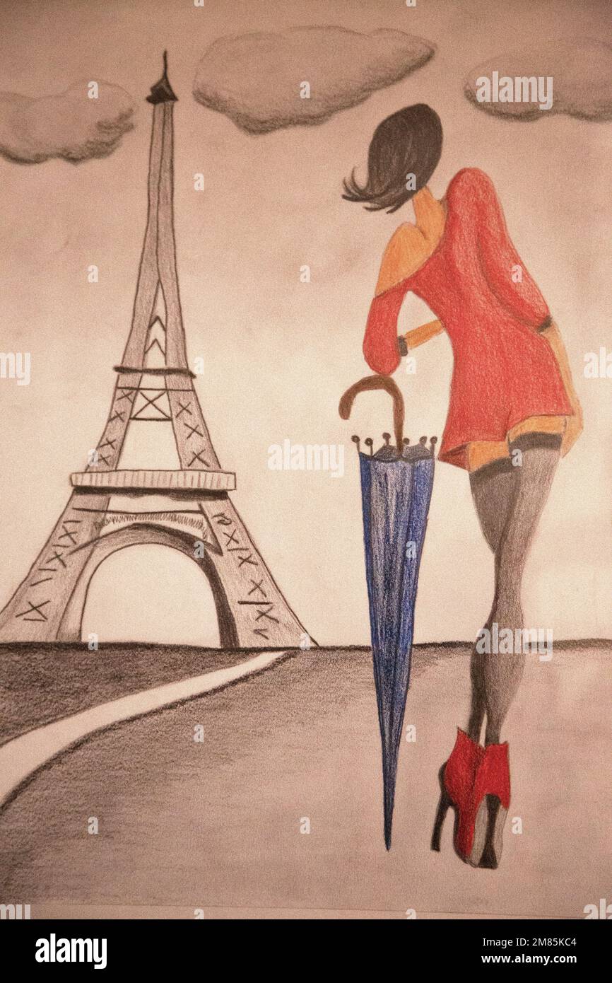 Creative drawing paintings hi-res stock photography and images - Alamy