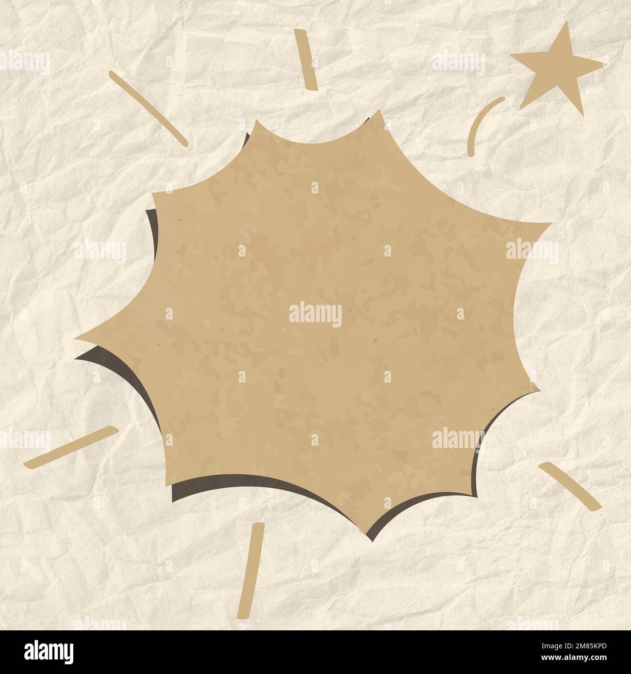 Speech bubble vector in brown tone Stock Vector Image & Art - Alamy