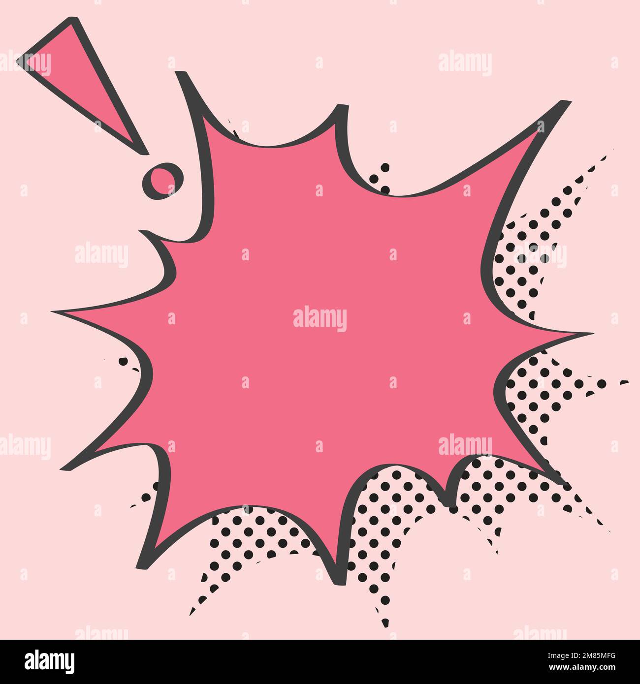Yelling speech bubble vector in pop art style Stock Vector Image & Art ...