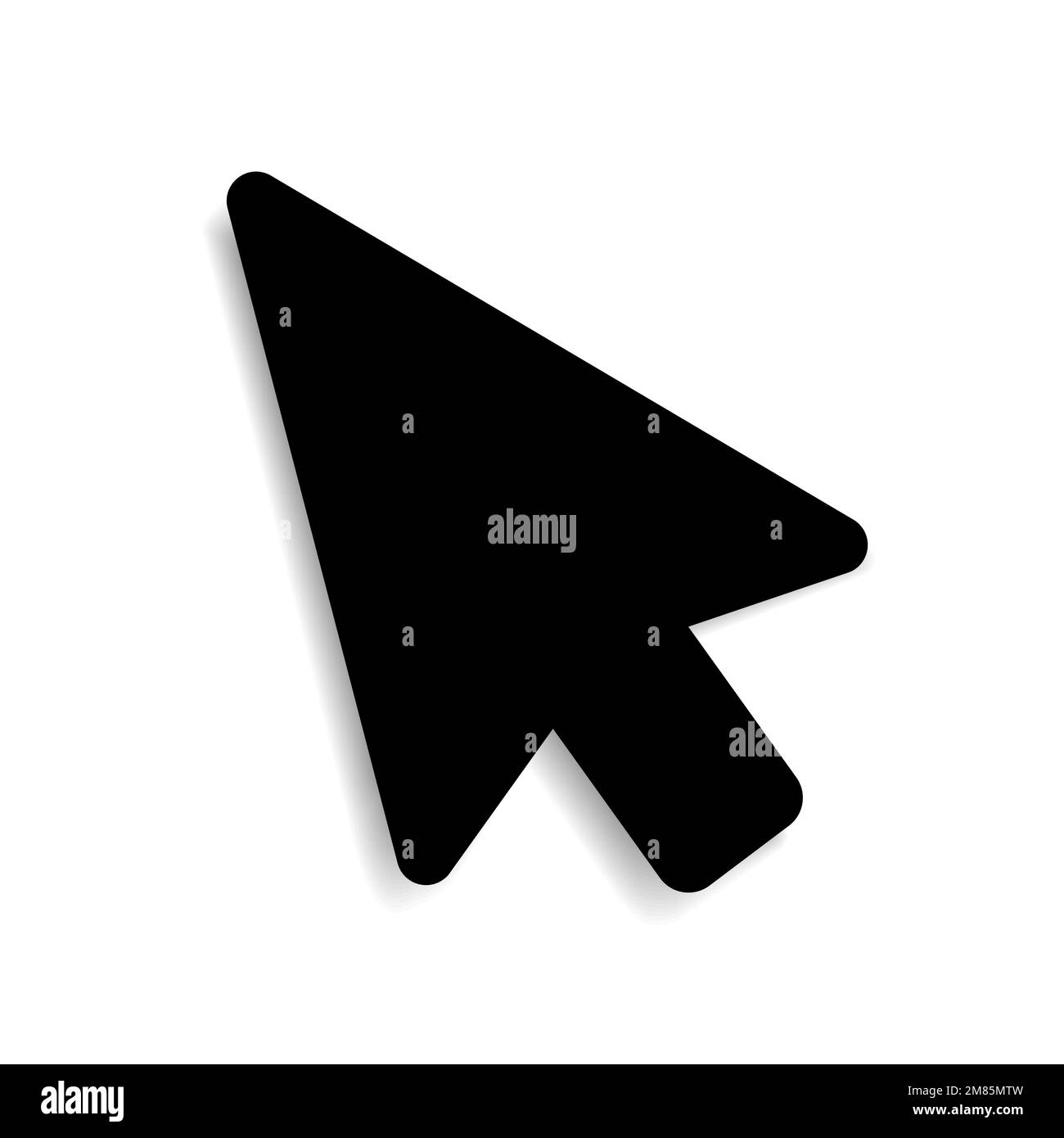 The Icon Of The Computer Mouse Cursor Pointer On A White Background Stock Vector Image And Art Alamy