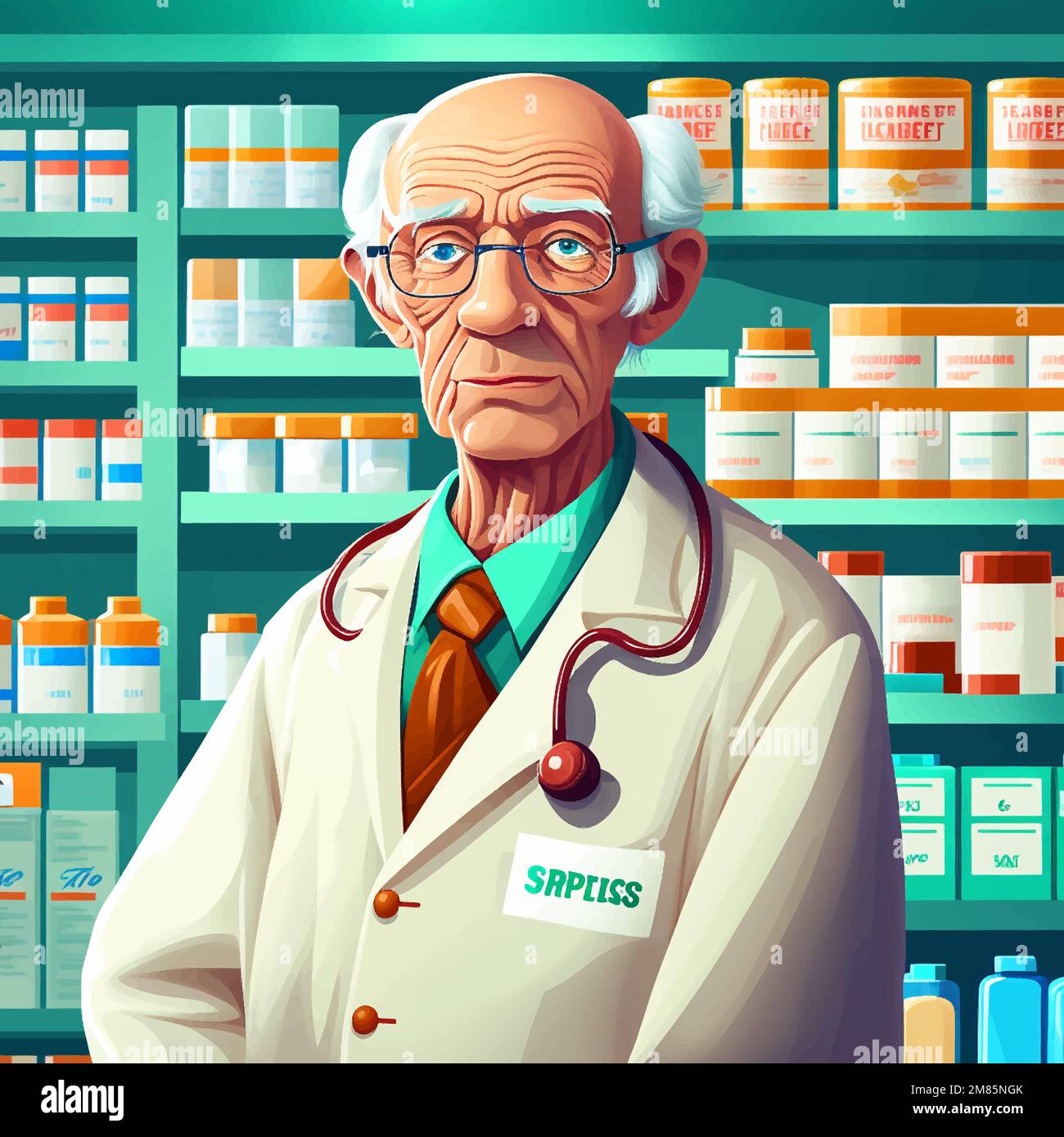 In store lab Stock Vector Images - Alamy