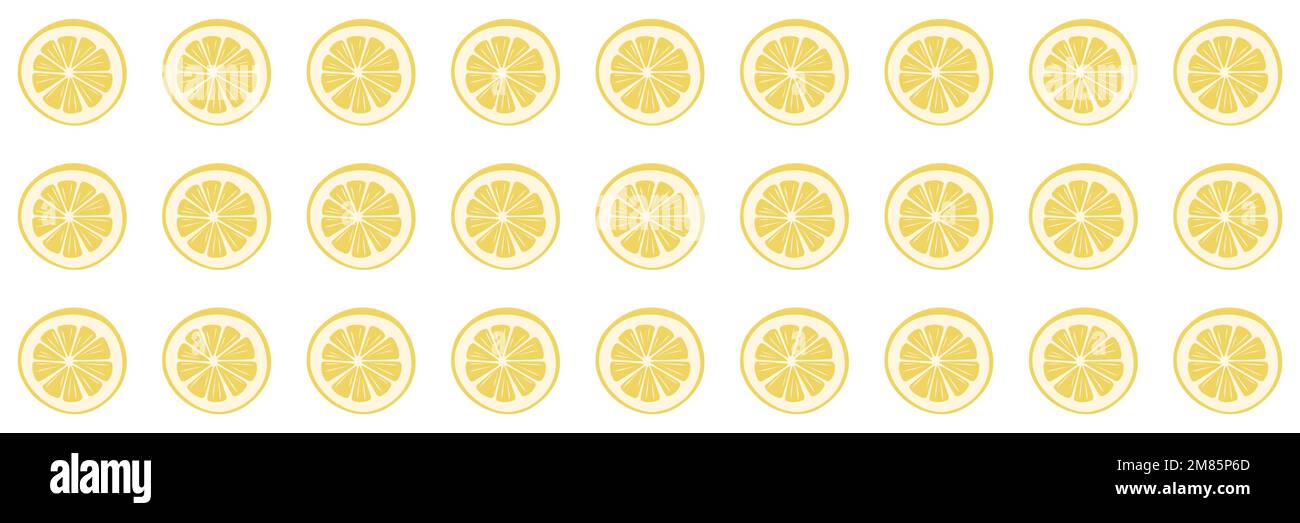 Simple seamless lemon pattern. Cute monochrome print for clothing ...