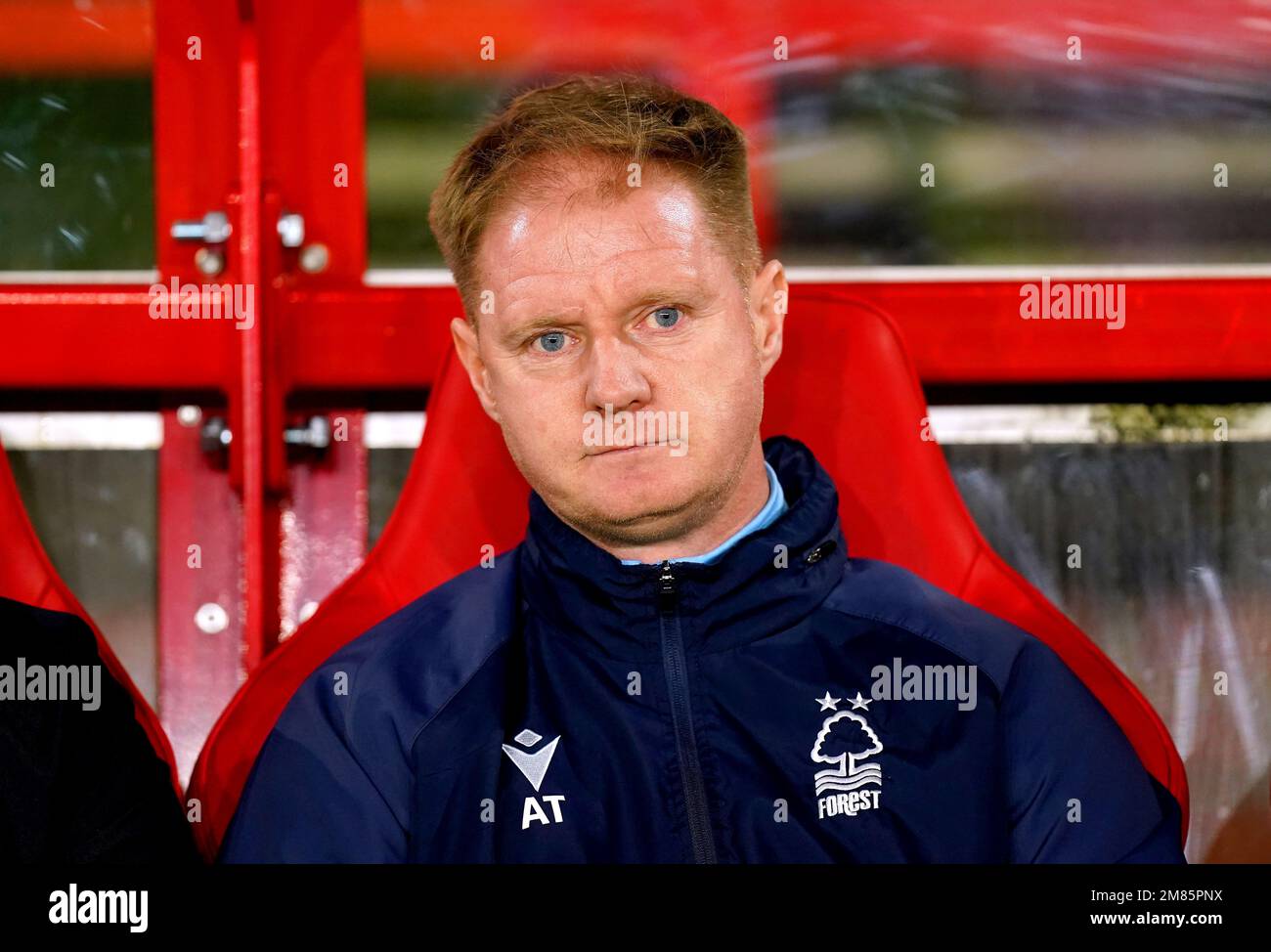 Nottingham Forest coach Alan Tate ahead of the Carabao Cup Quarter ...