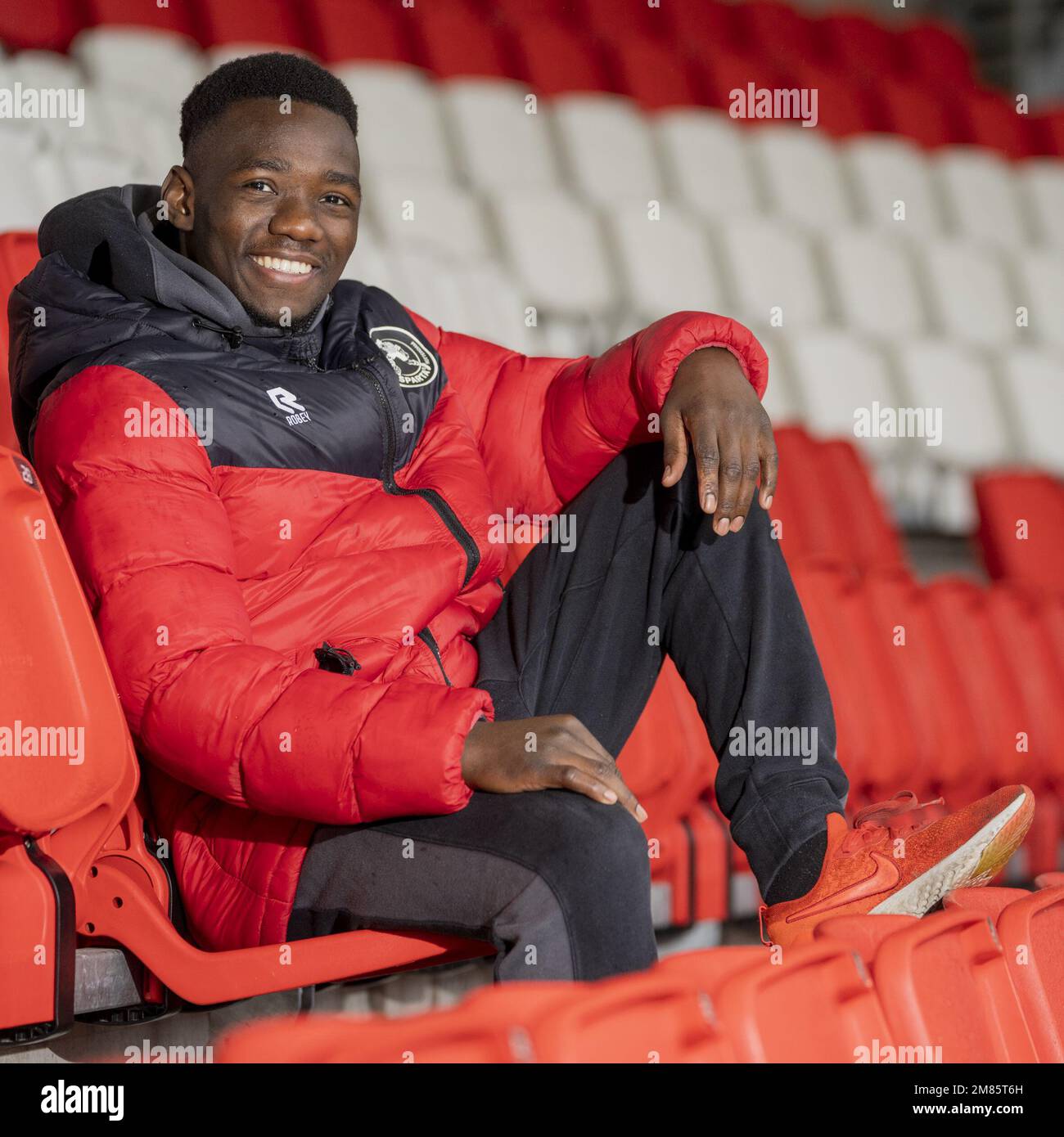 ROTTERDAM, 12-01-2023, Het Kasteel . Portrait of Joshua Kitolano (Photo ...