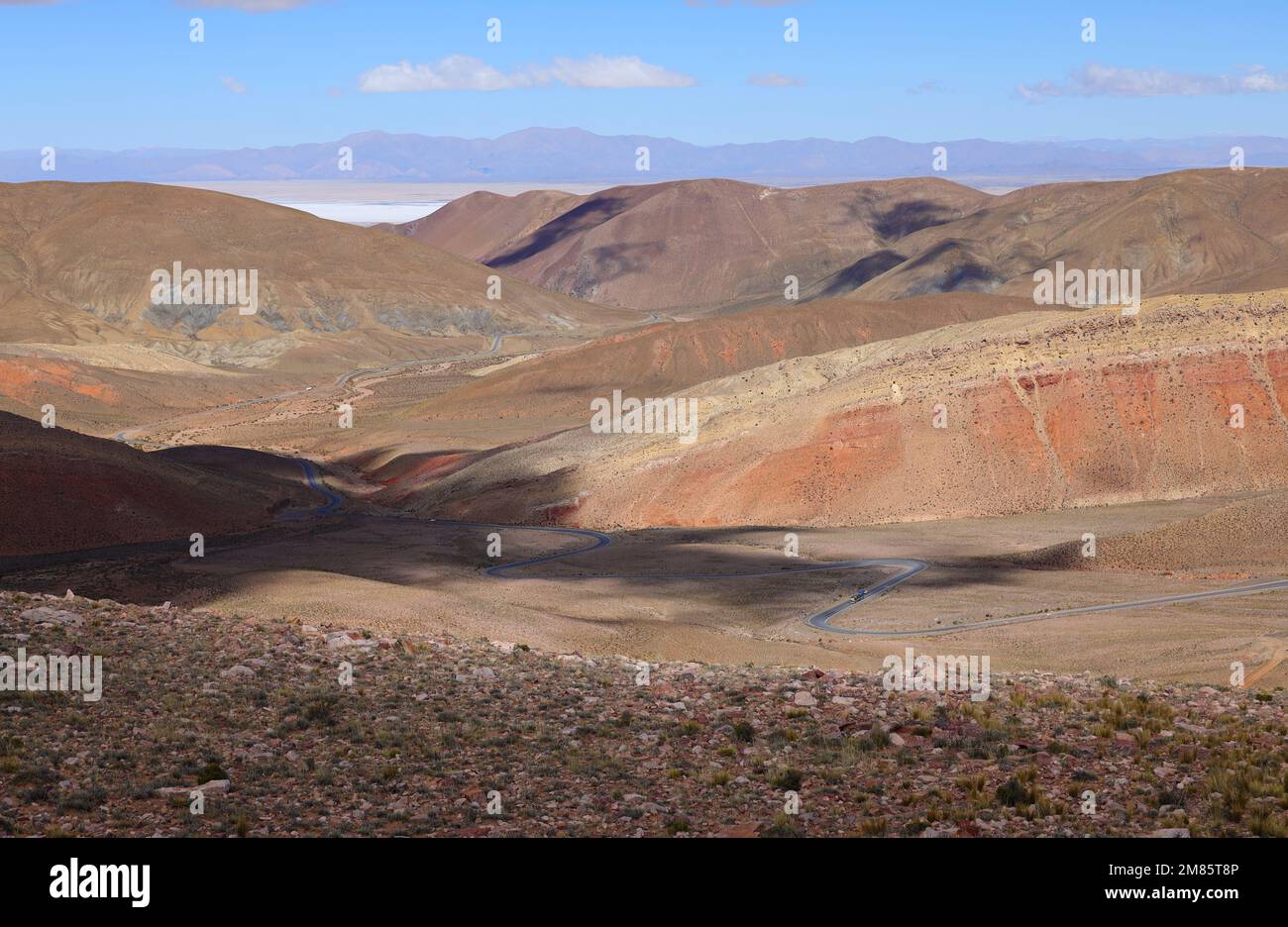 Colorful landscape of the Puna Argentina Stock Photo - Alamy