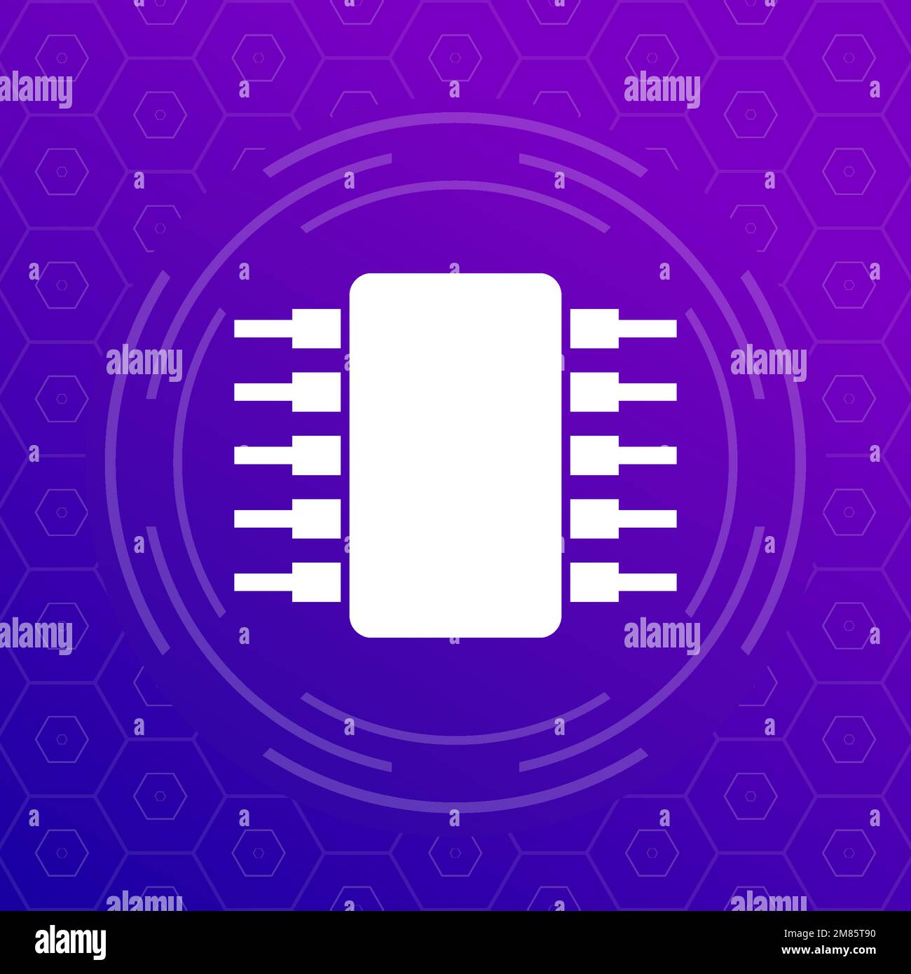 semiconductor icon for web, vector Stock Vector Image & Art - Alamy