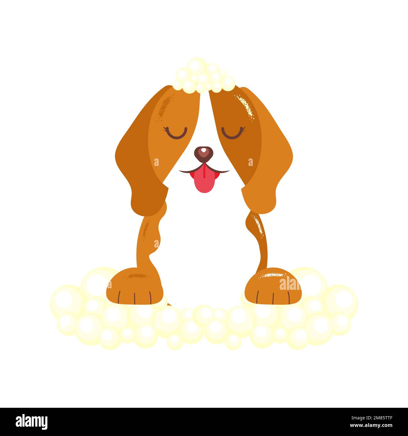 Illustration dog for web design. Outline symbol collection. Vector ...