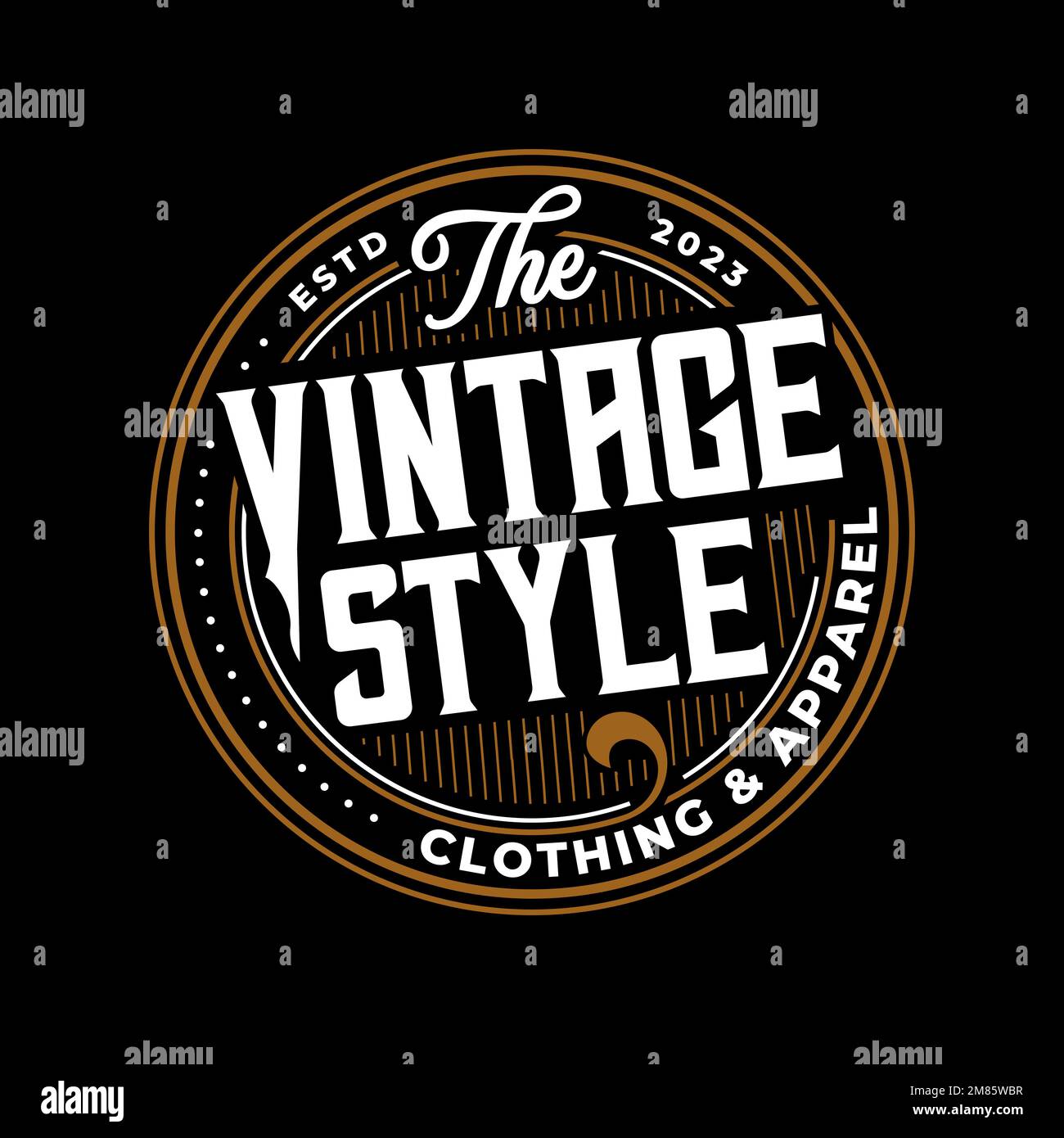 Logo design Emblem Badge Stamp Design Classic Retro Vintage Style ...