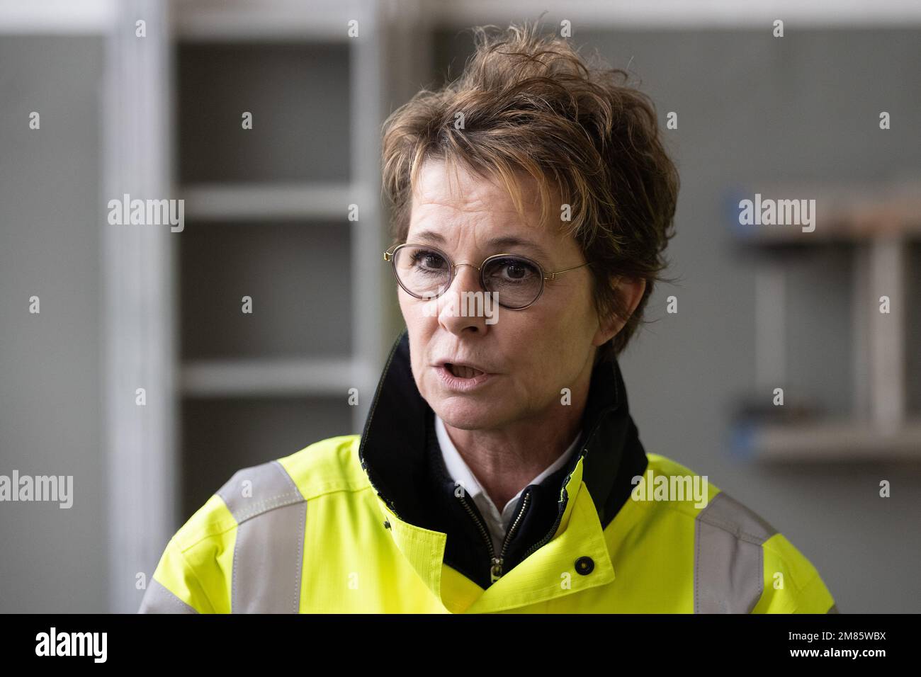 12 January 2023, Lower Saxony, Göttingen: Jasmin Kaatz, spokeswoman for ...