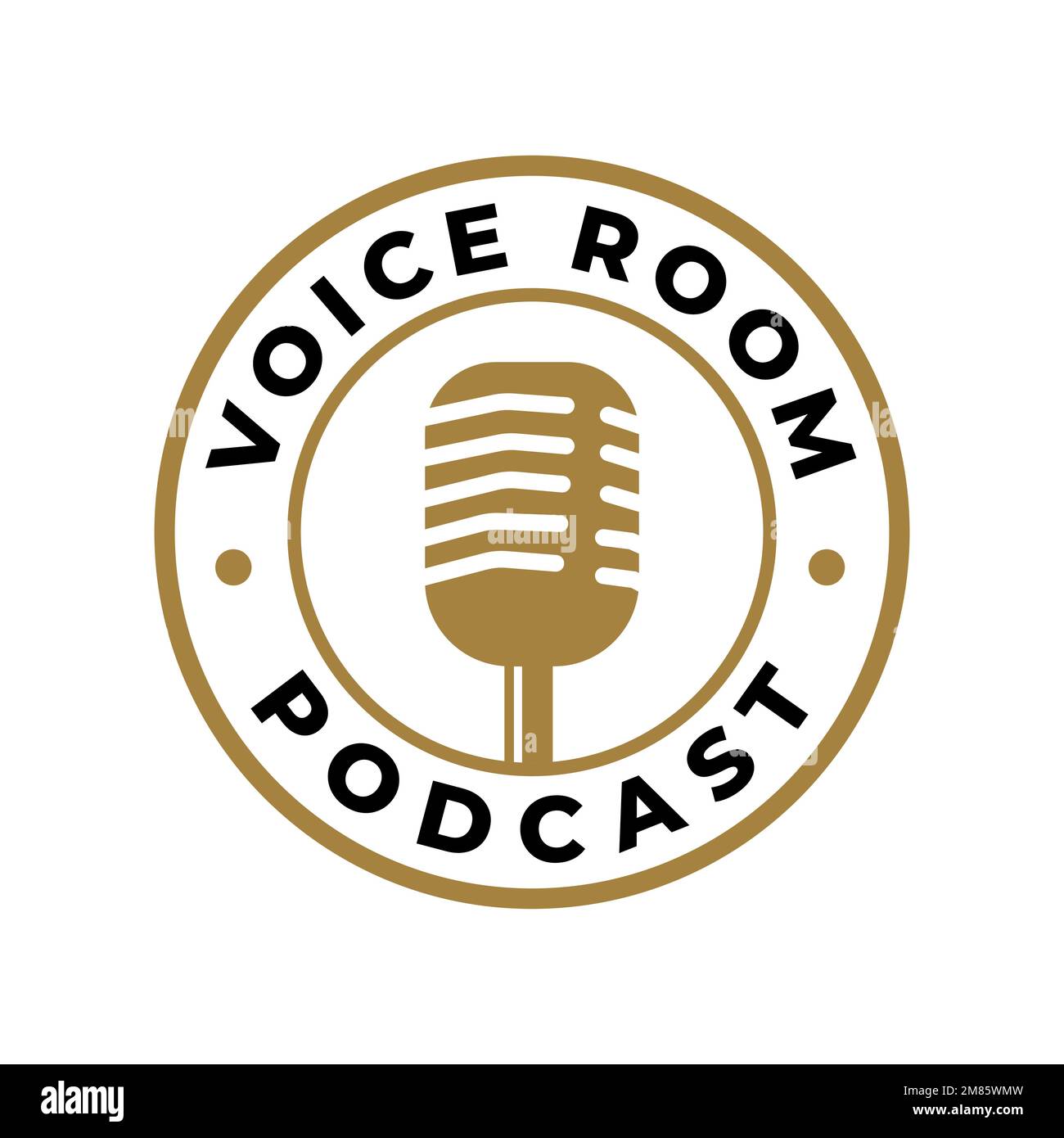 Podcast symbol icon design hi-res stock photography and images - Alamy