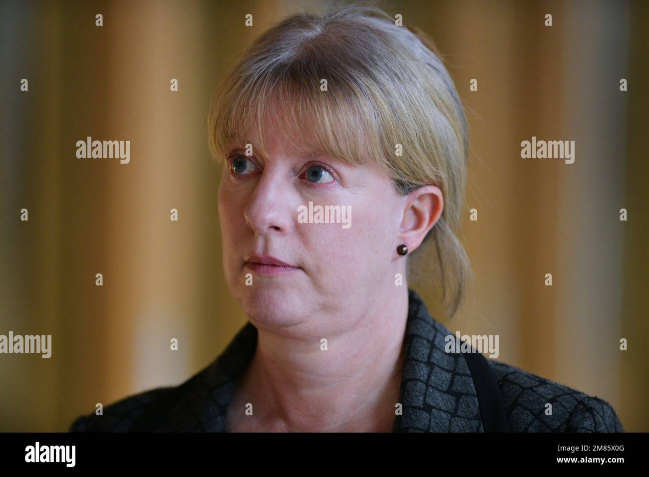 Edinburgh Scotland, UK 12 January 2023 Shona Robison arrives for First ...